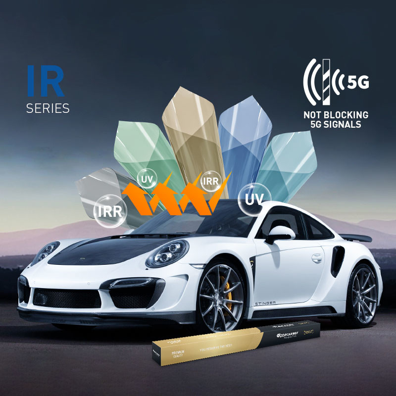IR Series VLT 80% Nano Ceramic Window Film 5G Signal High Vision Auto ...